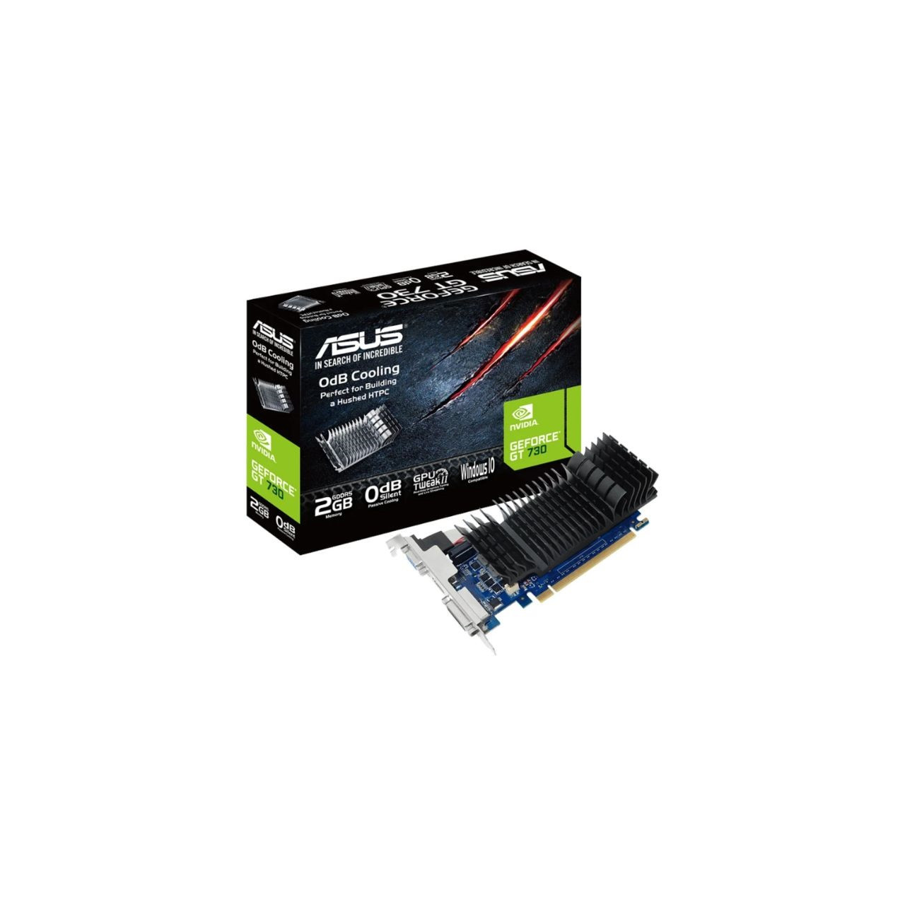 Graphic Cards: VGA ASUS GEFORCE GT 730 SL BRK - 2GB DDR5
