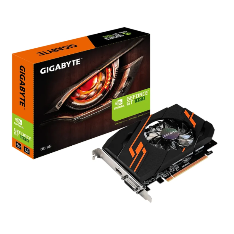 Graphic Cards: VGA GIGABYTE GEFORCE GT 1030 OC - 2GB GDDR5